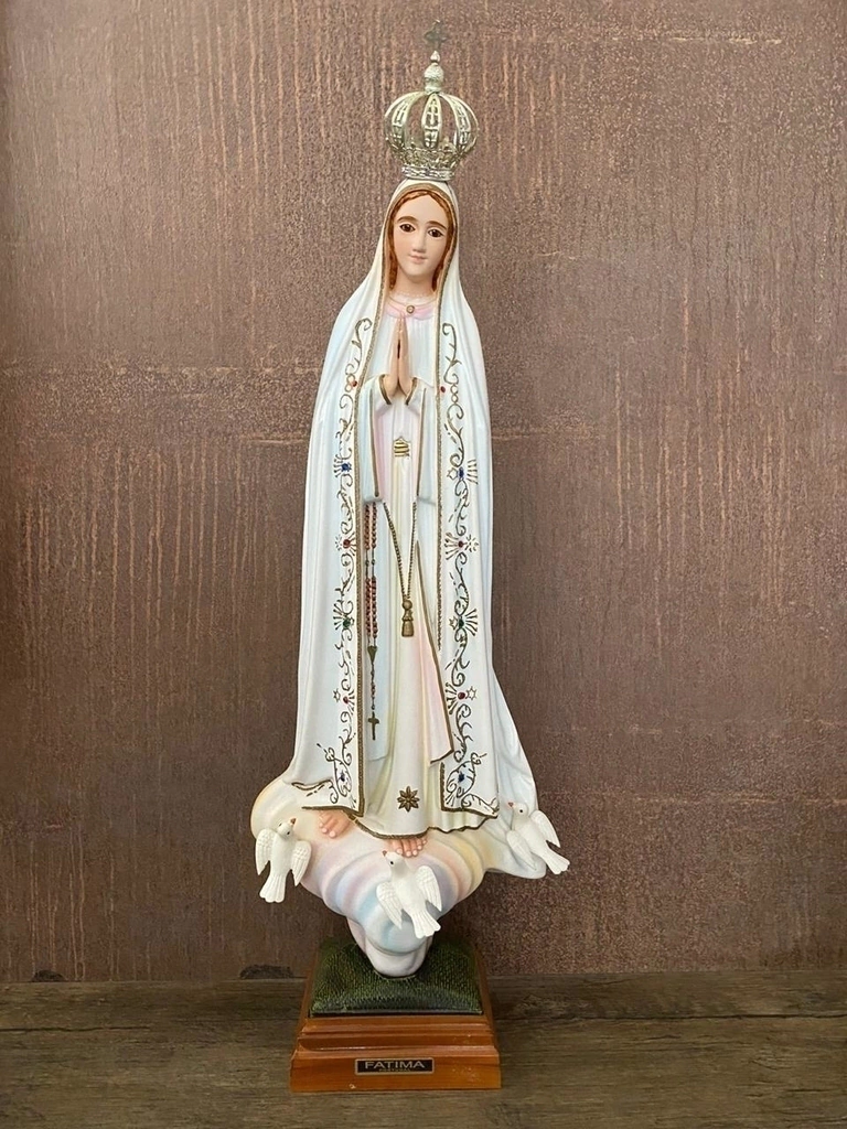 Nossa Senhora de Fátima - 70 cm - Arte Sacra - Réplica de Portugal ...